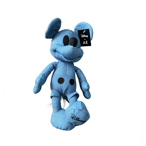 Disney | Toys | Nwt Disney X American Eagle Mickey Mouse Denim Plush ...